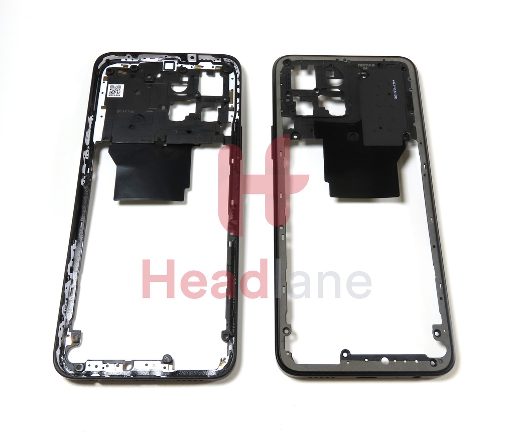 Honor X6 Middle Cover / Chassis + NFC Antenna - Black - 9707AACE